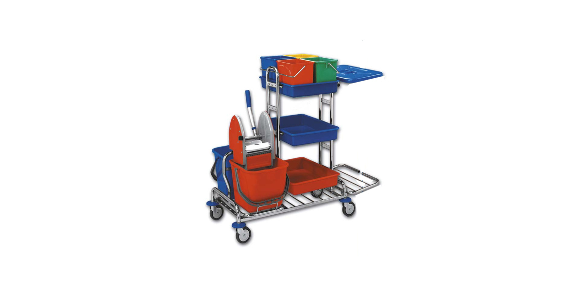 Úklidový vozík KOMBI "MAXI I P" kompletní vozík 37001P | Karcher Sedláček